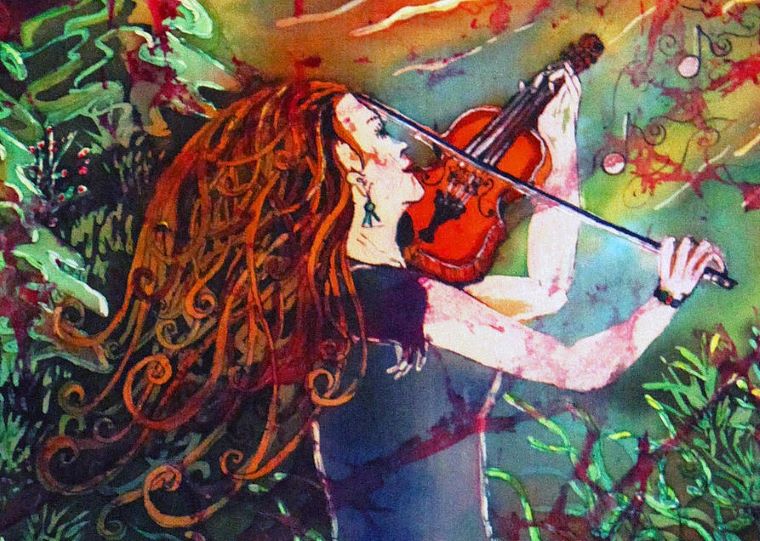 Irish Fiddle Jewelry – Celtic Crystal Design Jewelry