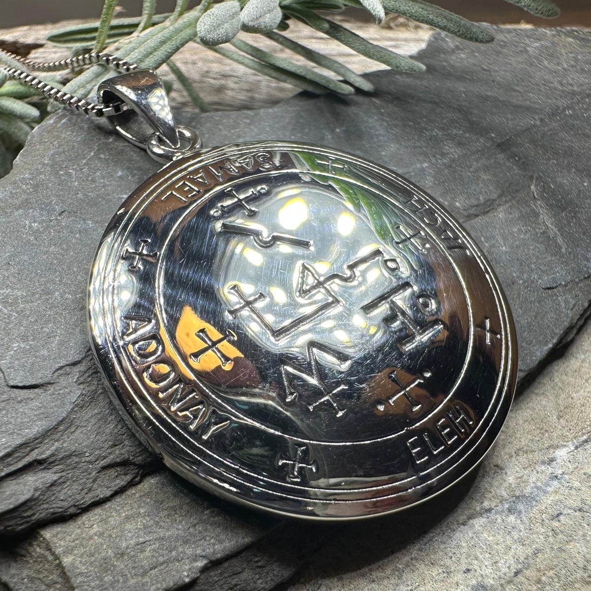 Mystical Archangel Samael Sigil – Celtic Crystal Design Jewelry