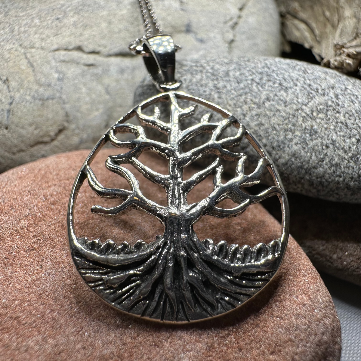 Elsa Tree of Life Necklace – Celtic Crystal Design Jewelry