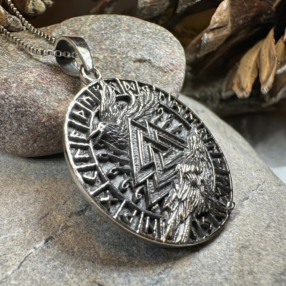Skorr Raven Necklace – Celtic Crystal Design Jewelry