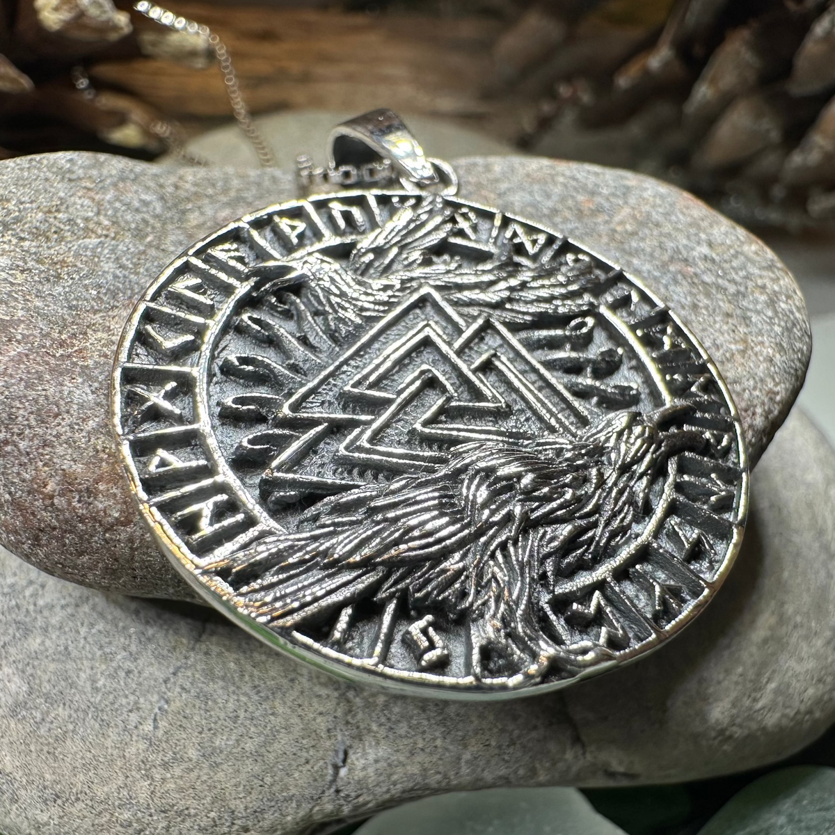 Skorr Raven Necklace – Celtic Crystal Design Jewelry