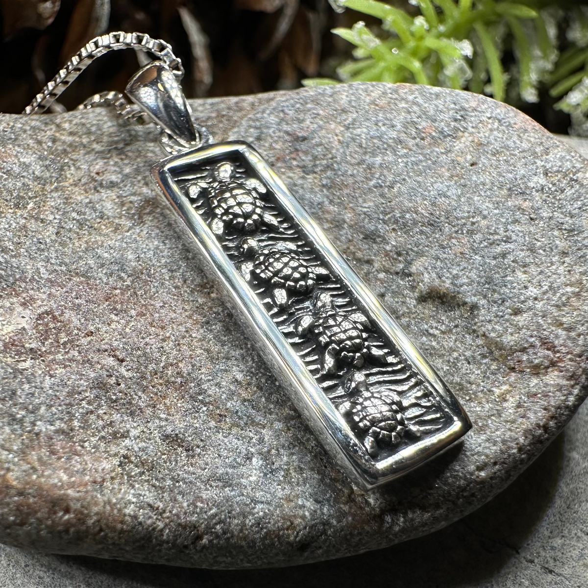 Hatchling Turtles Necklace – Celtic Crystal Design Jewelry