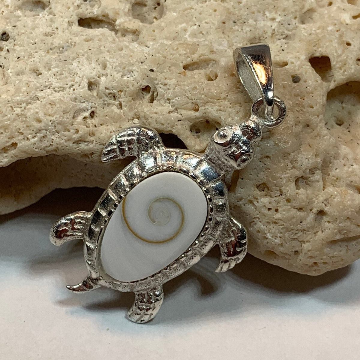Shiva Shell Turtle Necklace – Celtic Crystal Design Jewelry