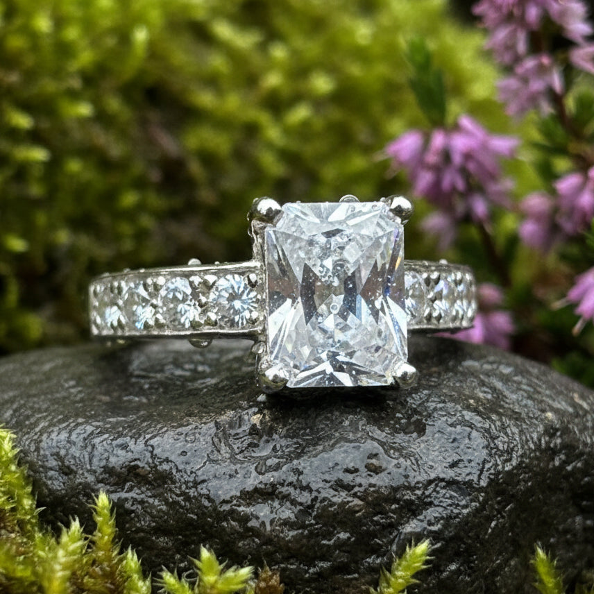 Classic Promise Ring – Celtic Crystal Design Jewelry