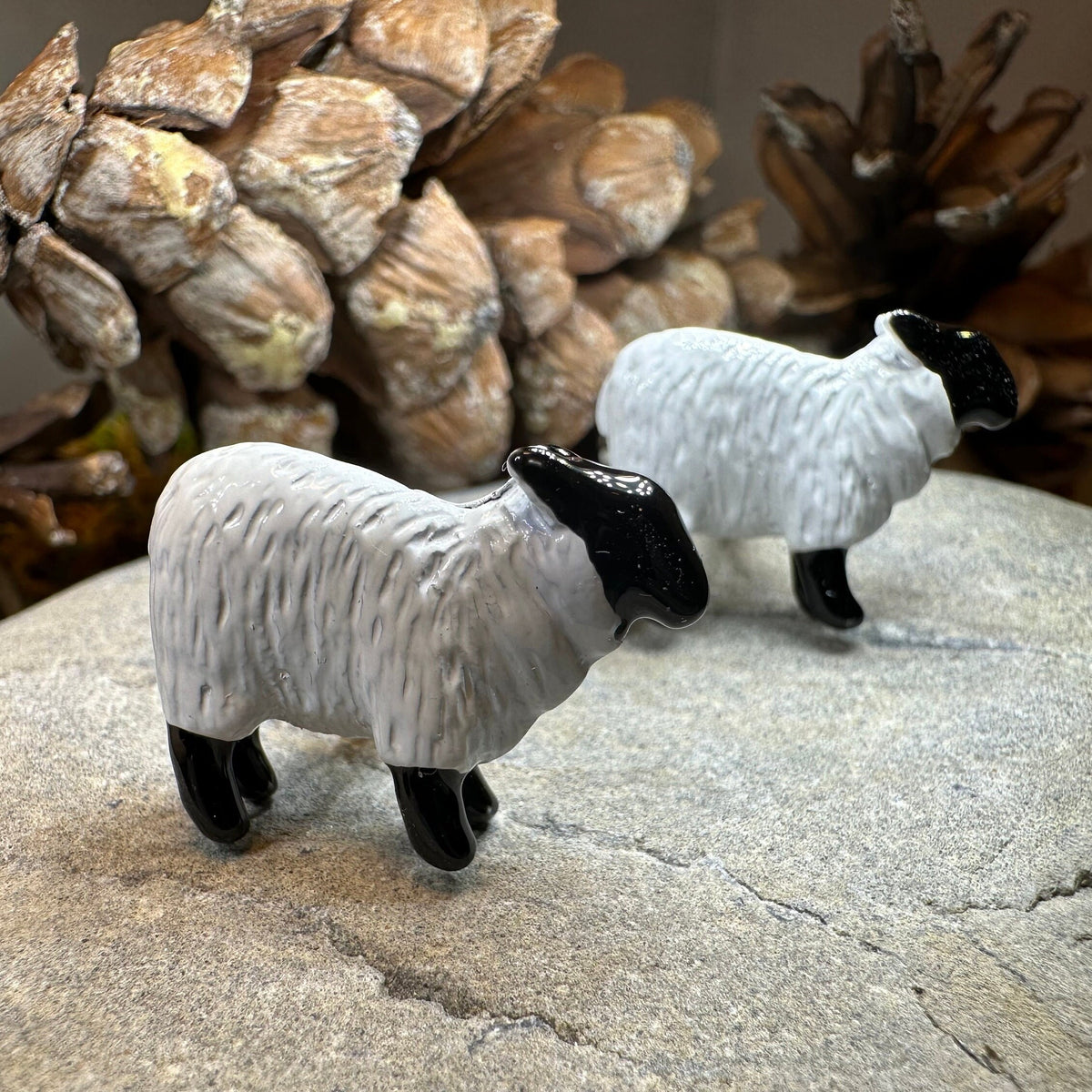 Wooly Sheep Cuff Links – Celtic Crystal Design Jewelry