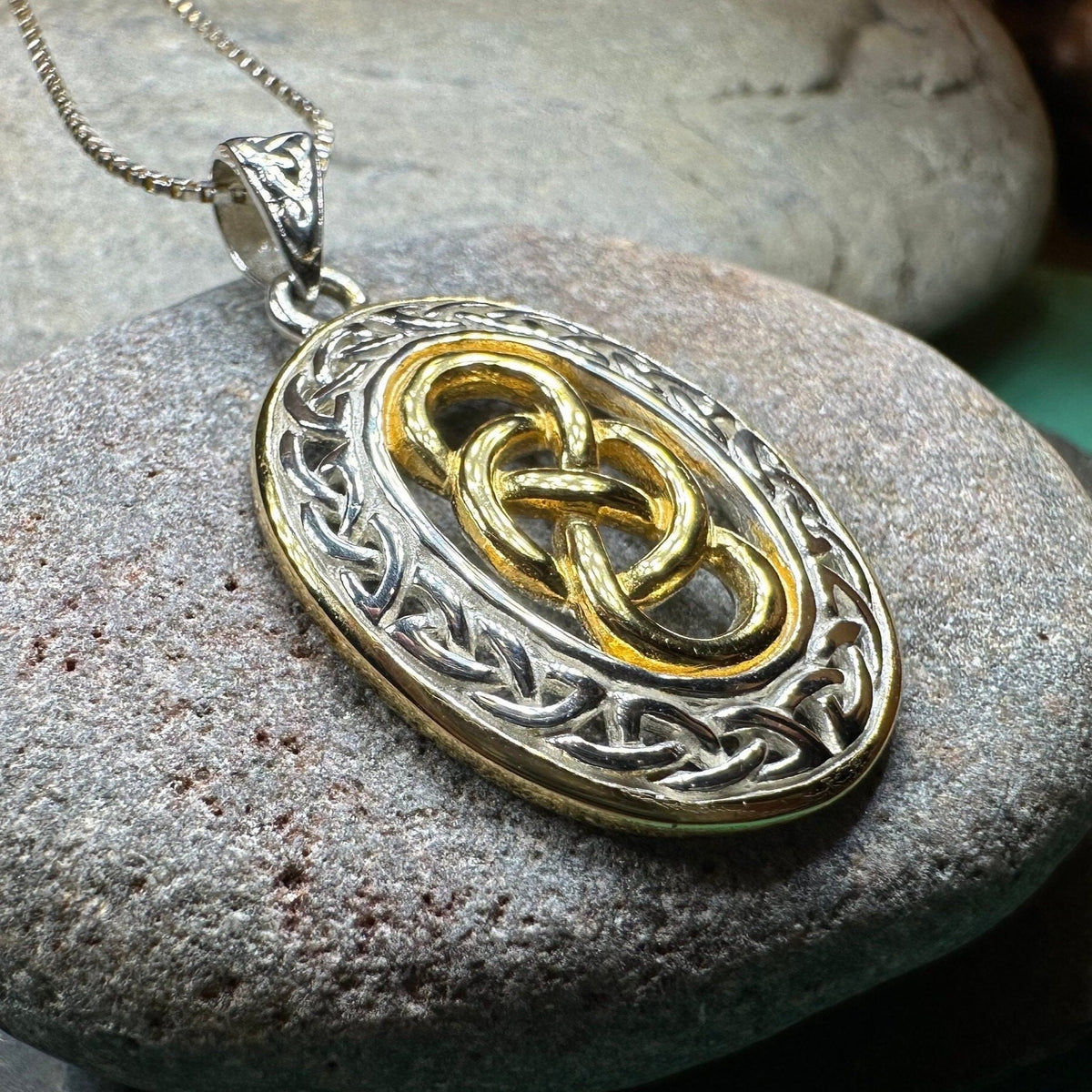 Celtic Forever Infinity Necklace – Celtic Crystal Design Jewelry