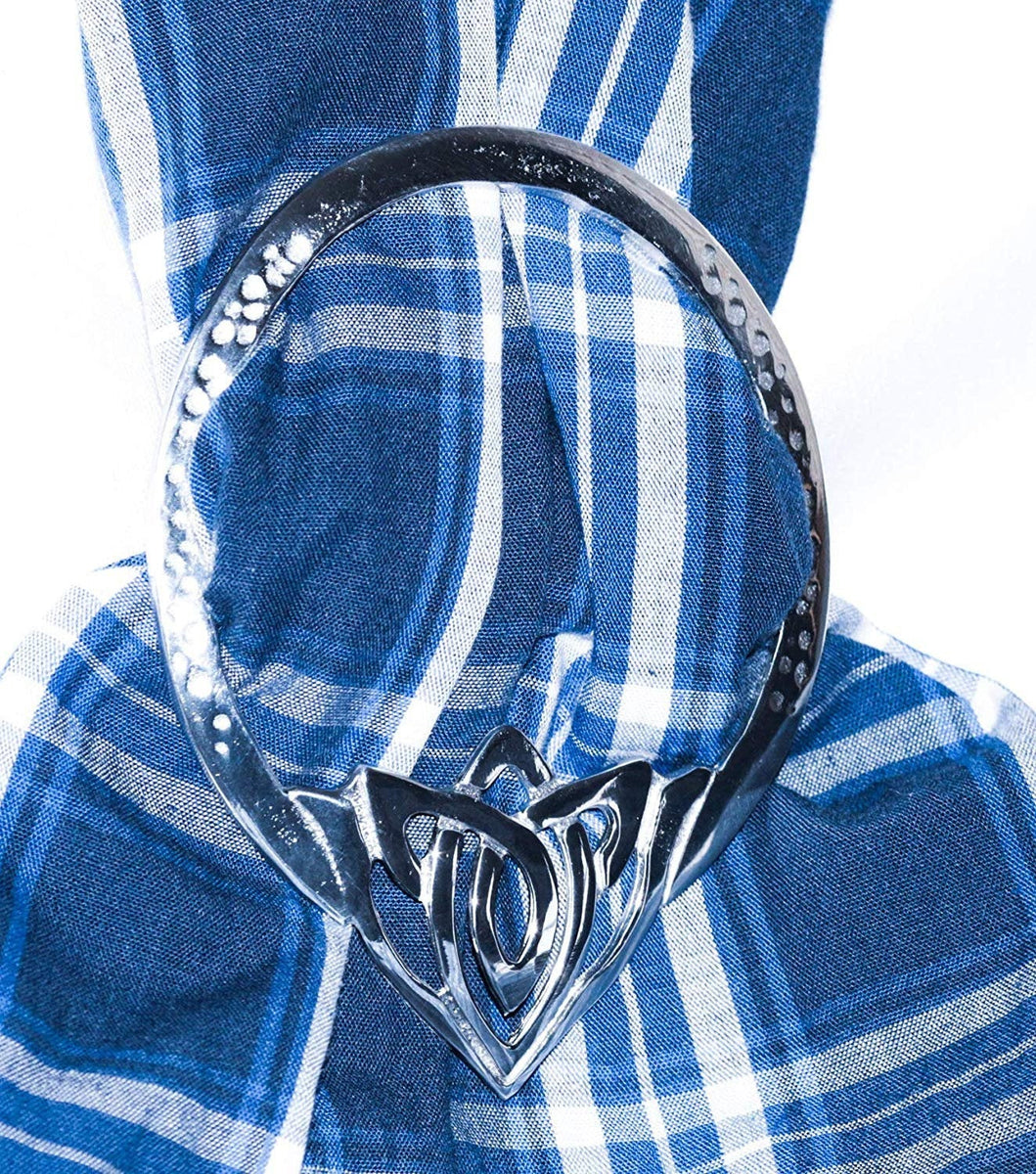 Adaira Celtic Knot Scarf Ring – Celtic Crystal Design Jewelry
