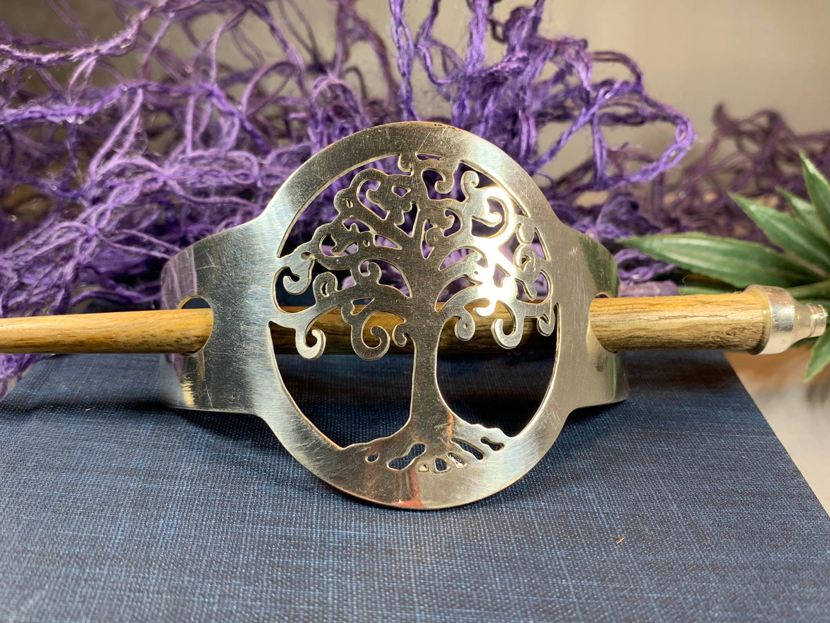 Tree of Life Hair Slide – Celtic Crystal Design Jewelry