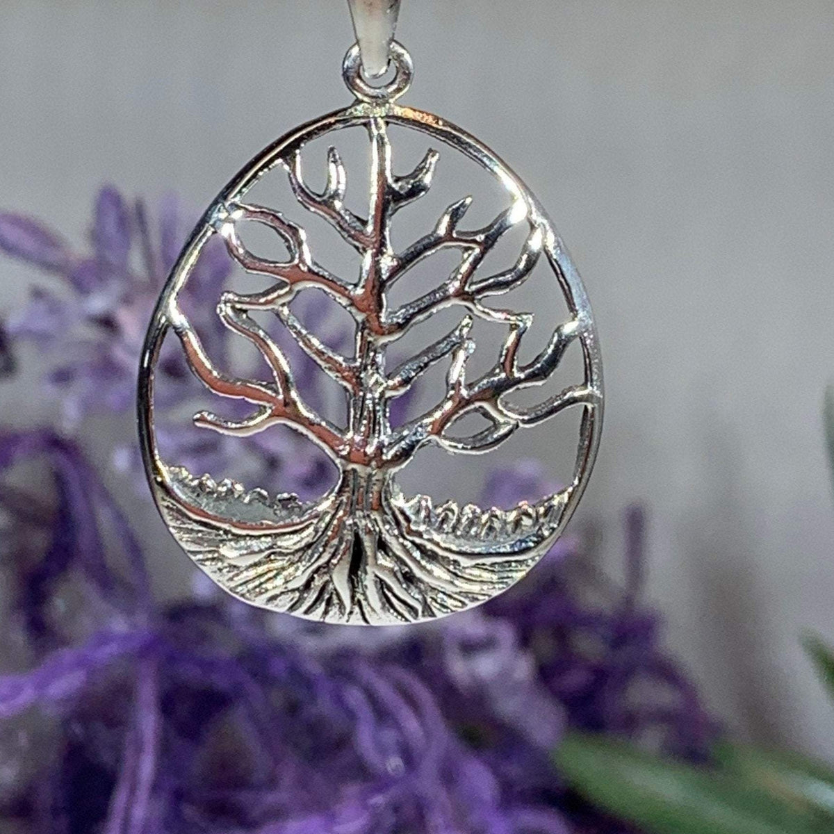 Elsa Tree of Life Necklace – Celtic Crystal Design Jewelry