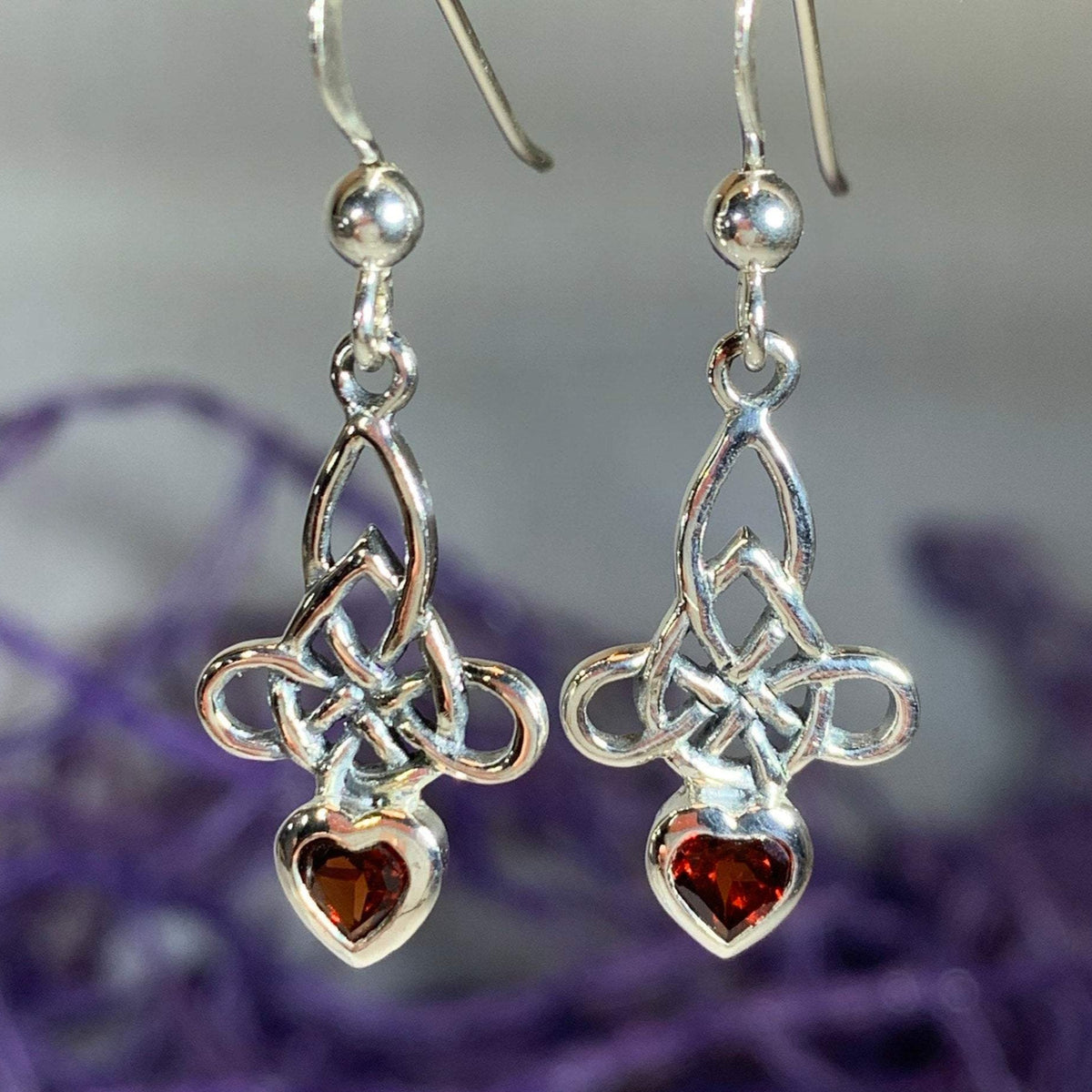 Brigid Celtic Knot Earrings – Celtic Crystal Design Jewelry