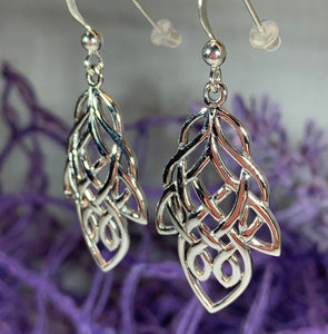 Aine Celtic Knot Earrings – Celtic Crystal Design Jewelry