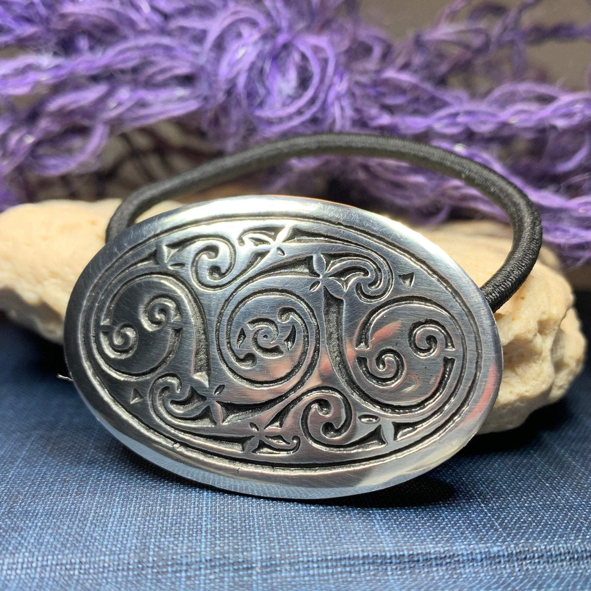 Celtic Dreams Ponytail Holder – Celtic Crystal Design Jewelry