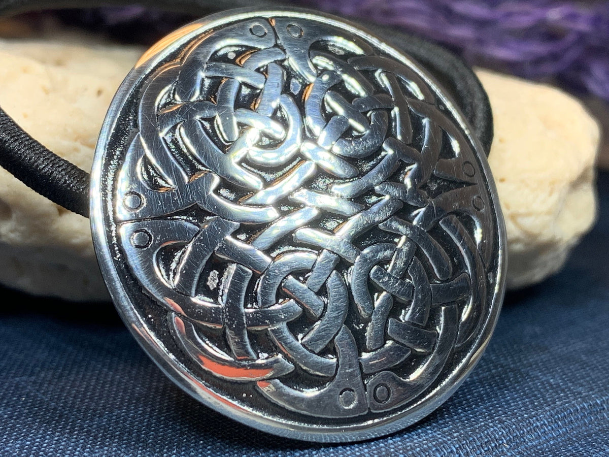 Celtic Knot Ponytail Holder – Celtic Crystal Design Jewelry