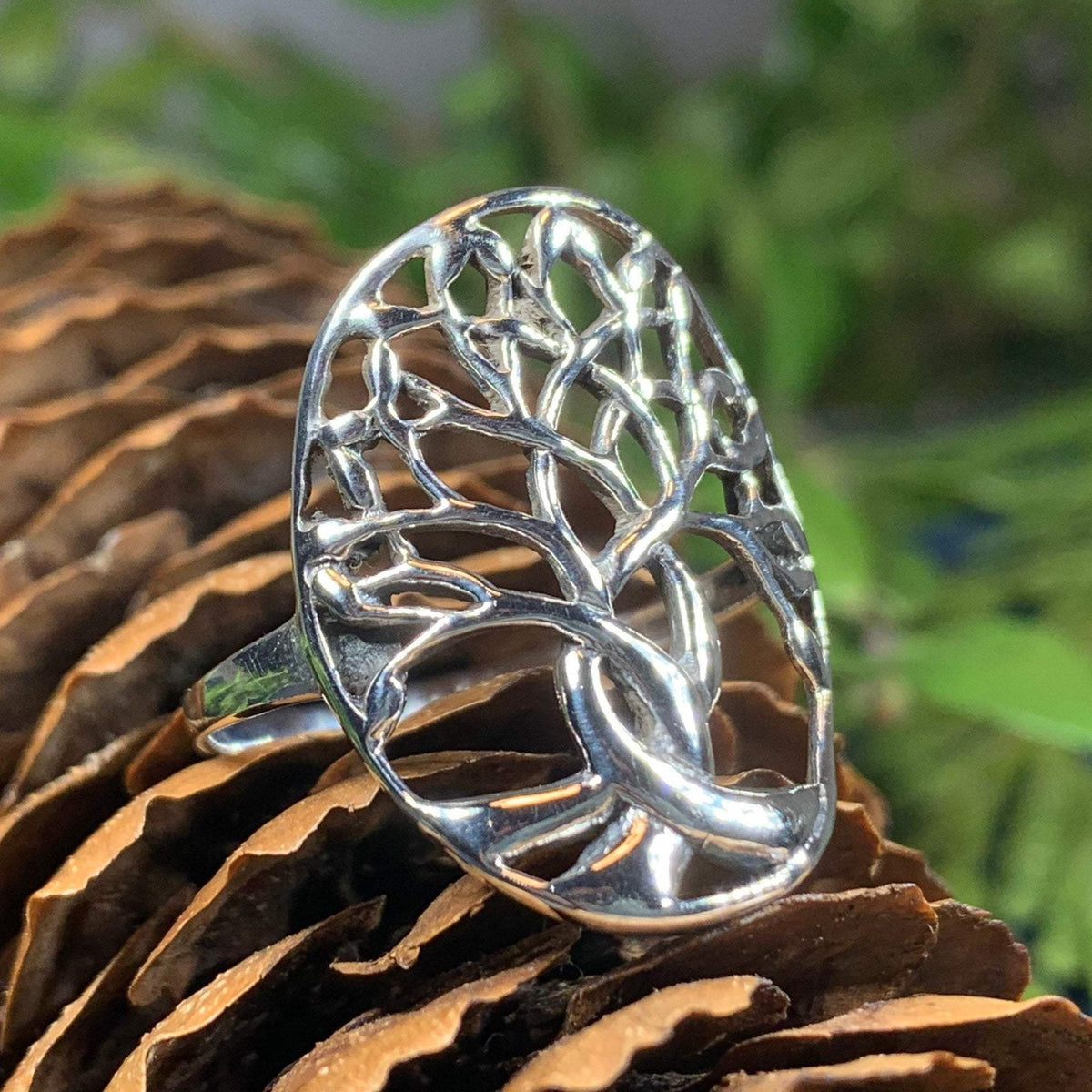 Rona Tree of Life Ring – Celtic Crystal Design Jewelry