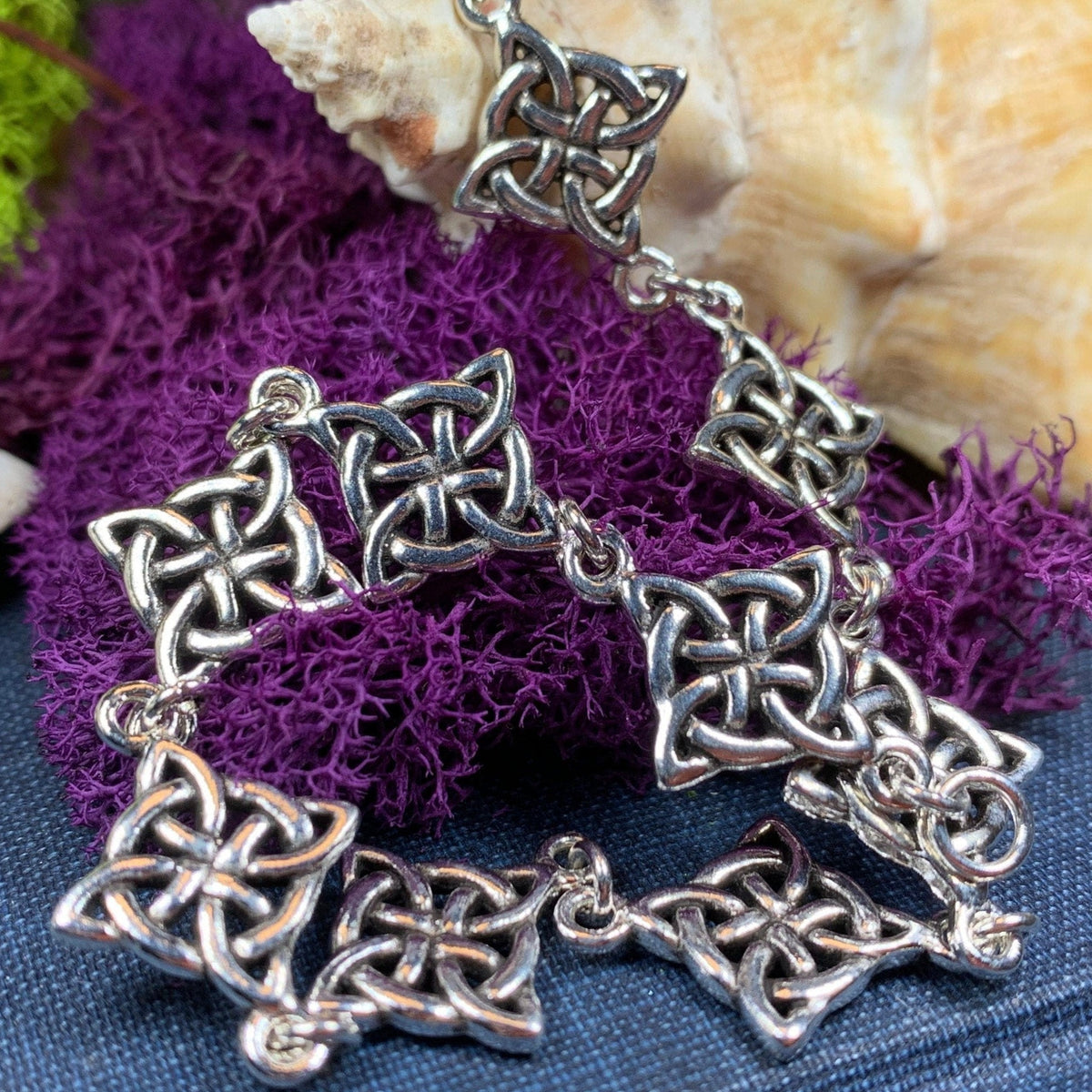 Freya Celtic Knot Bracelet – Celtic Crystal Design Jewelry