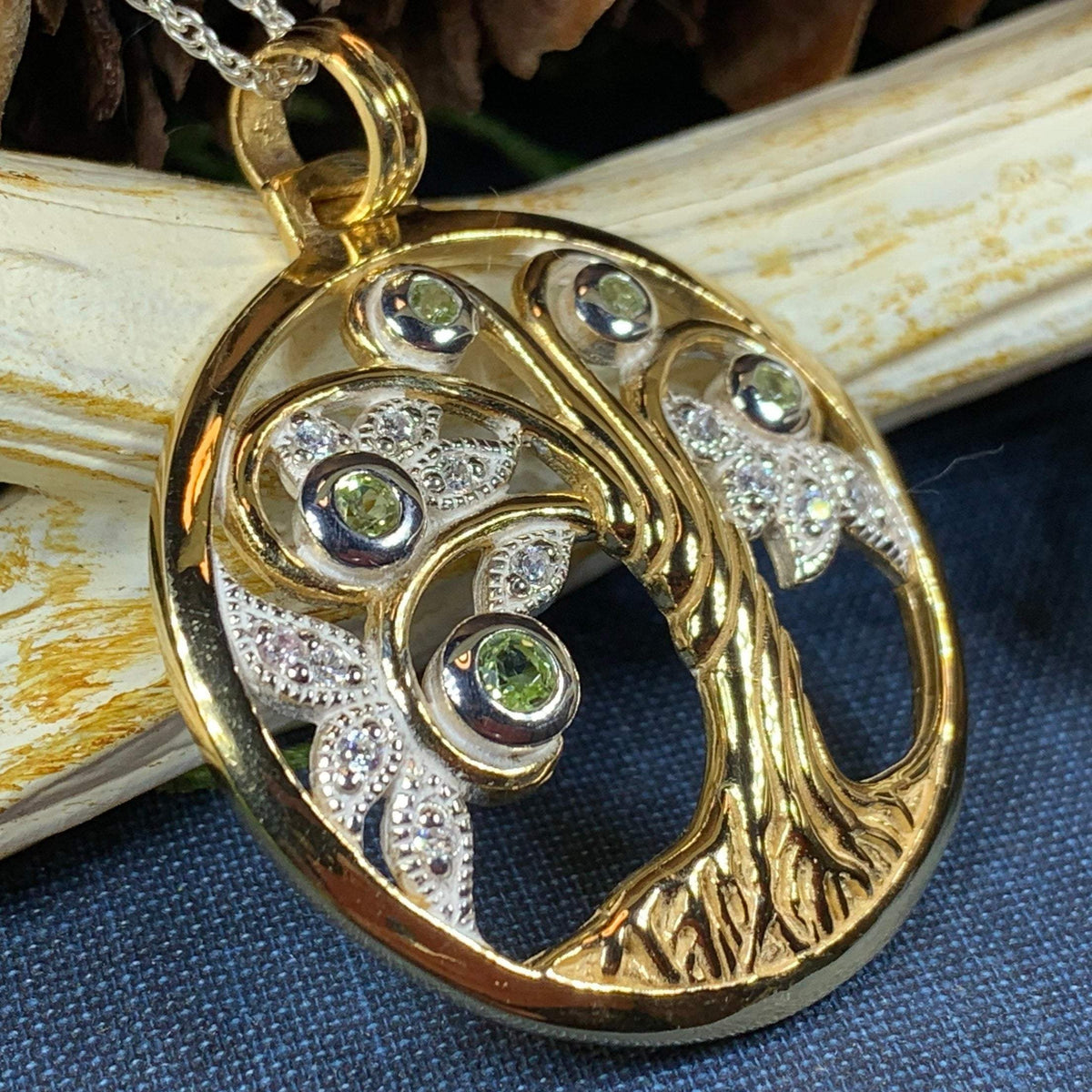 Avalon Tree of Life Necklace – Celtic Crystal Design Jewelry