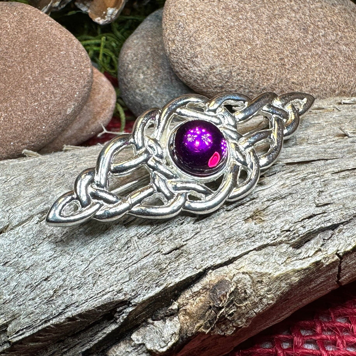 Nikki Celtic Brooch – Celtic Crystal Design Jewelry