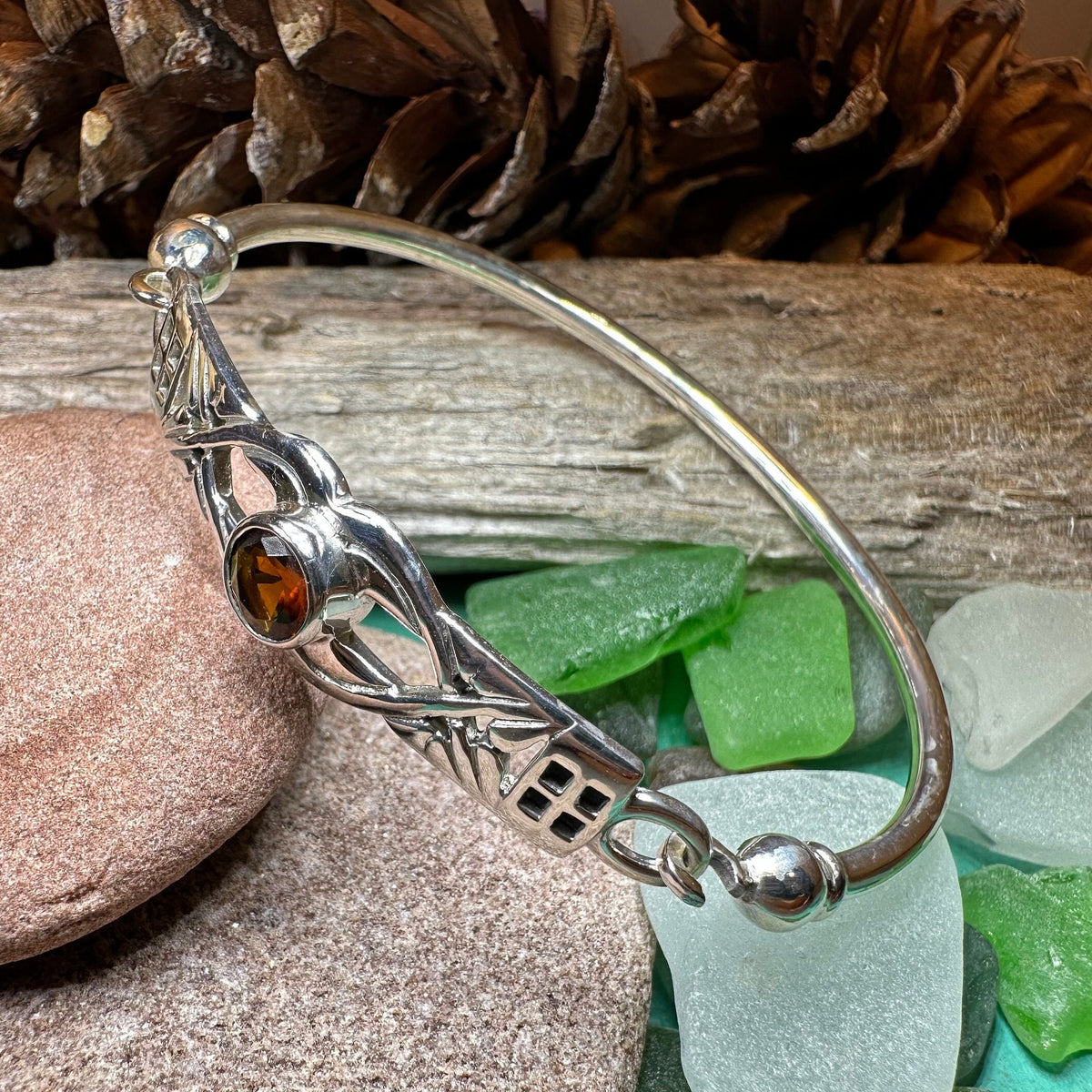 Mackintosh Gemstone Bracelet – Celtic Crystal Design Jewelry