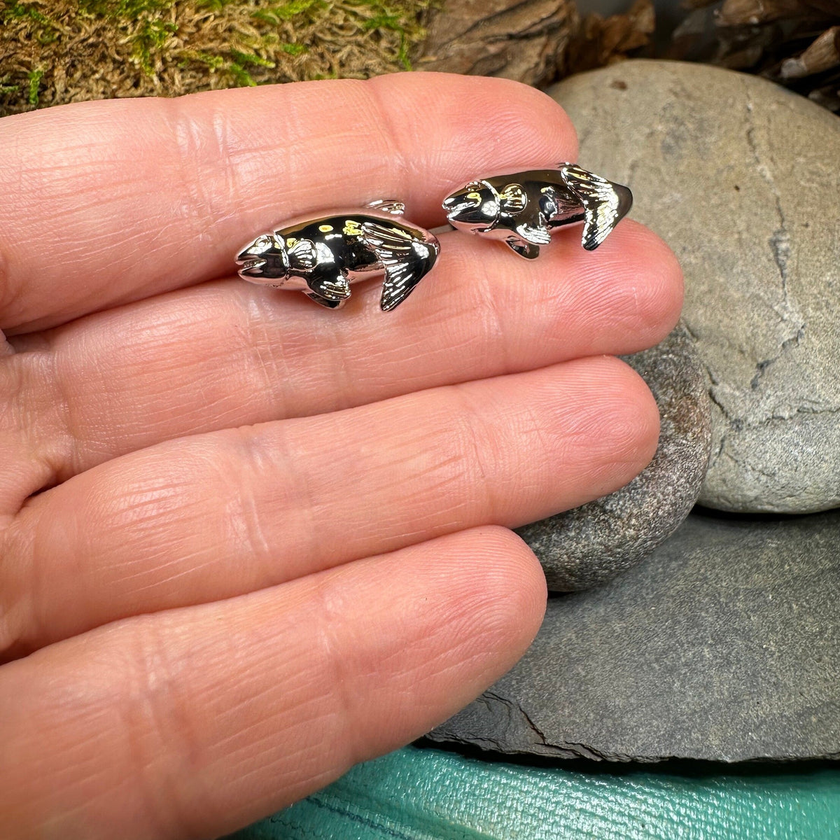 Good Catch Fish Cuff Links – Celtic Crystal Design Jewelry