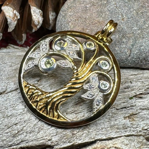 Avalon Tree of Life Necklace – Celtic Crystal Design Jewelry