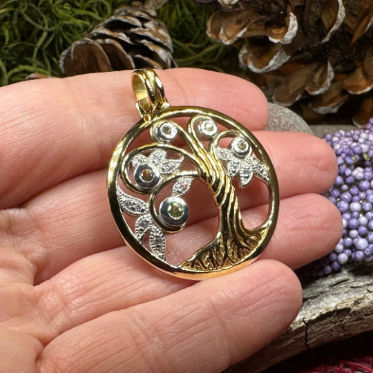 Avalon Tree of Life Necklace – Celtic Crystal Design Jewelry
